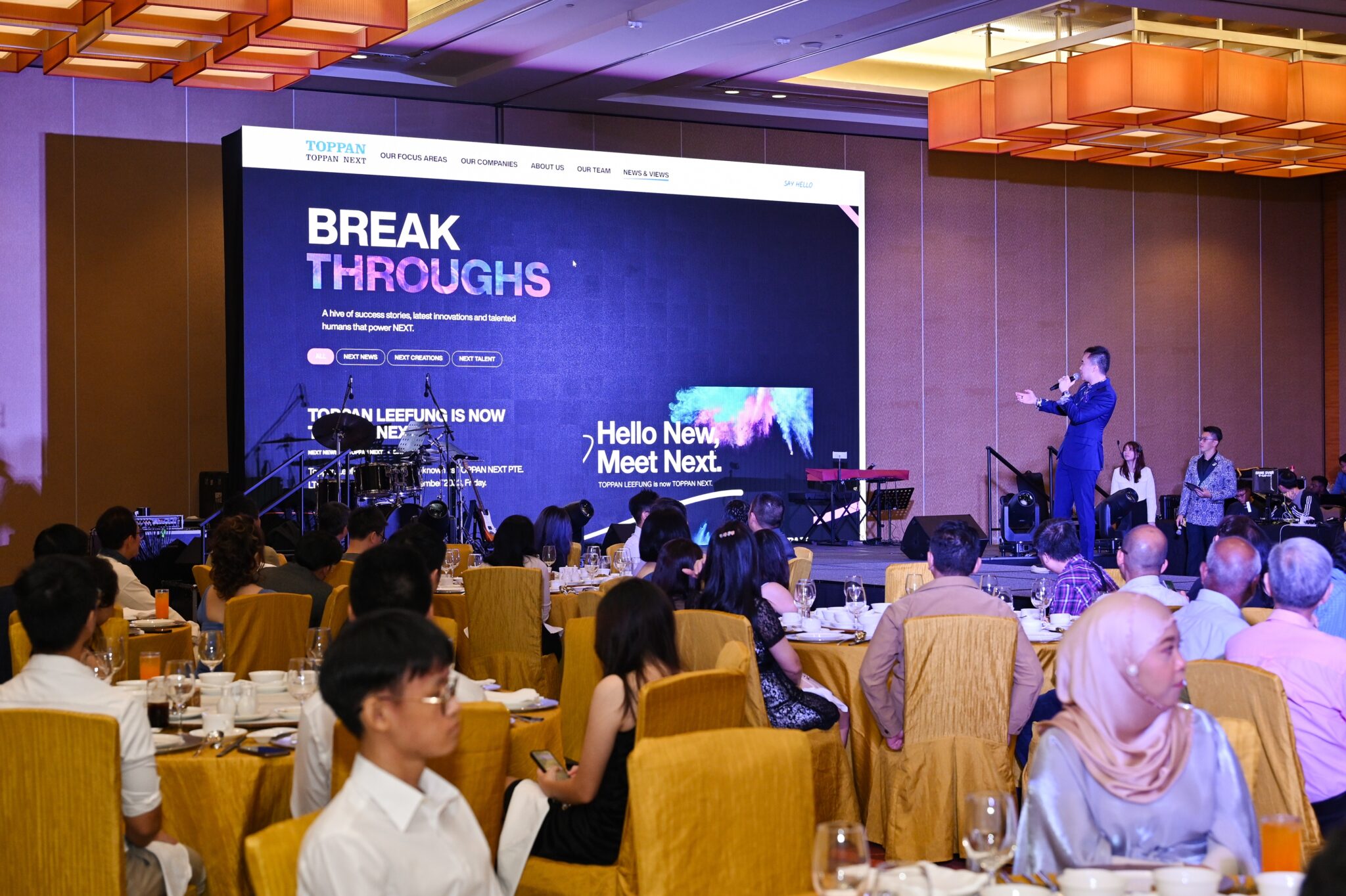 TOPPAN NEXT BRAND LAUNCH & 50TH ANNIVERSARY DINNER - TOPPAN NEXT